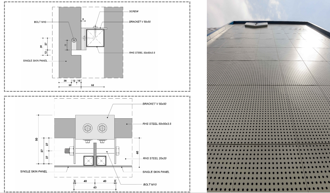 tam op Luxalon Single Skin – Vật Liệu Kiến Trúc